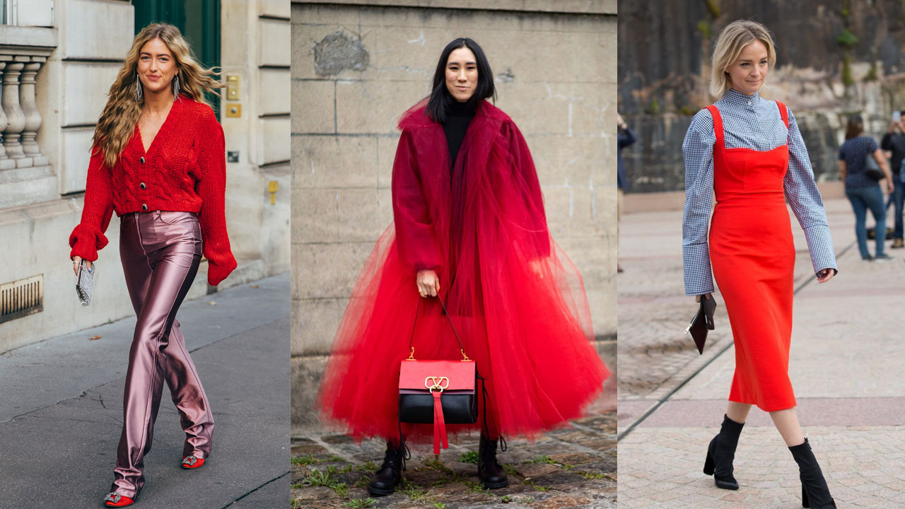 Inspirasi Cantik Pakai Outfit Merah Untuk Rayakan Imlek